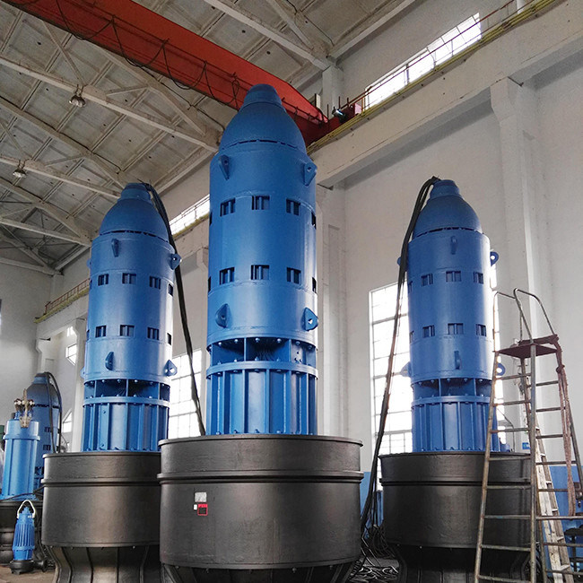 Large Flow Low Head Water Circulating Pump , Vertical Axial Flow ...