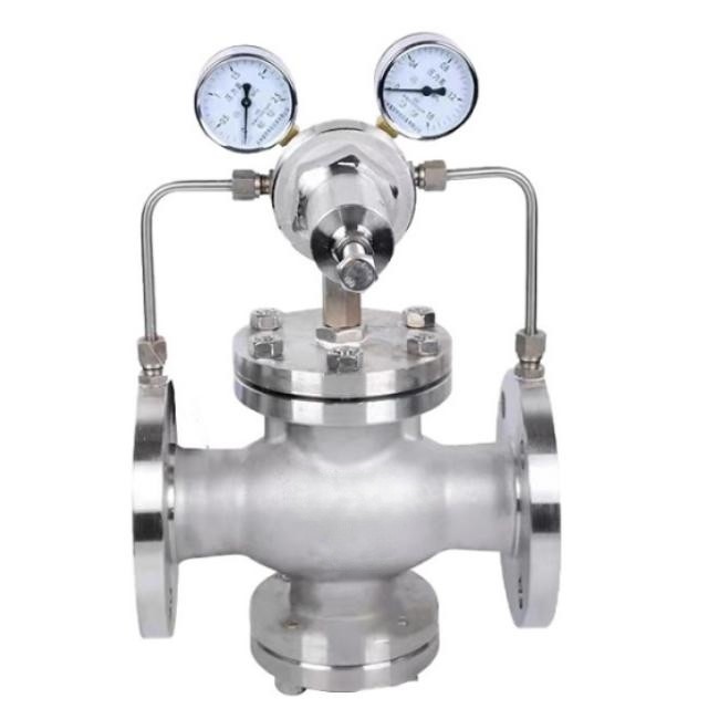 Stainless Steel WCB Gas Pilot Piston Type Valve , Pressure Reducing ...