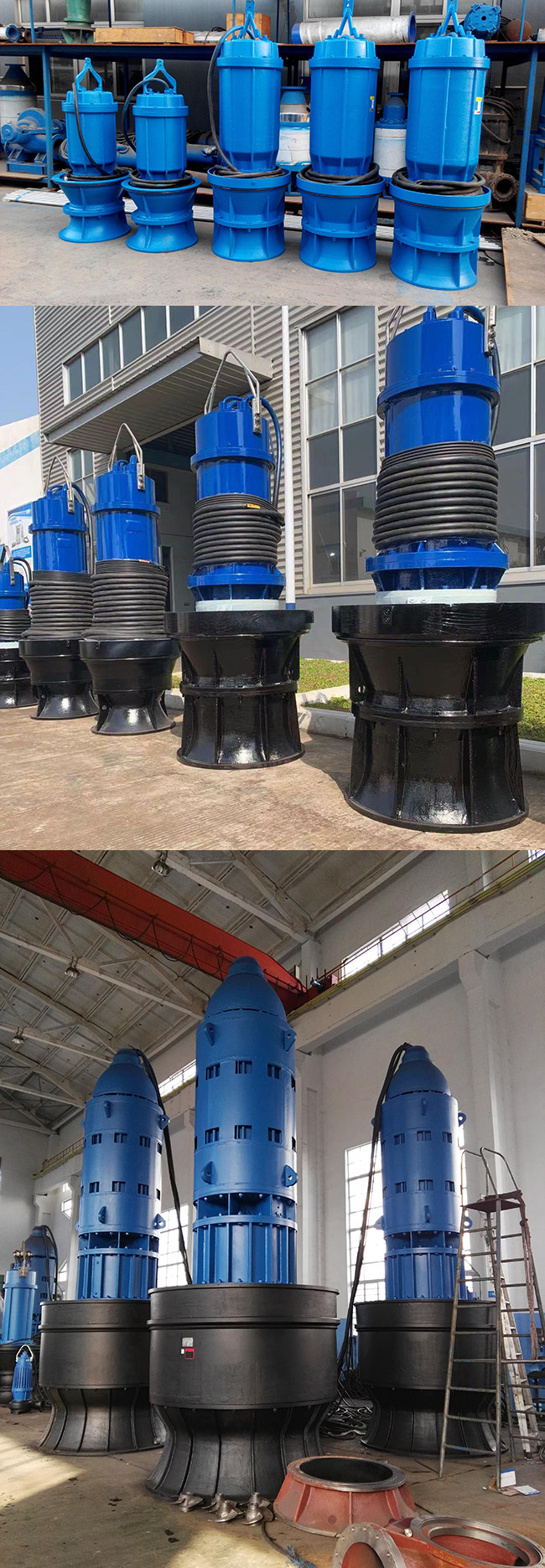 Large Flow Low Head Water Circulating Pump , Vertical Axial Flow ...